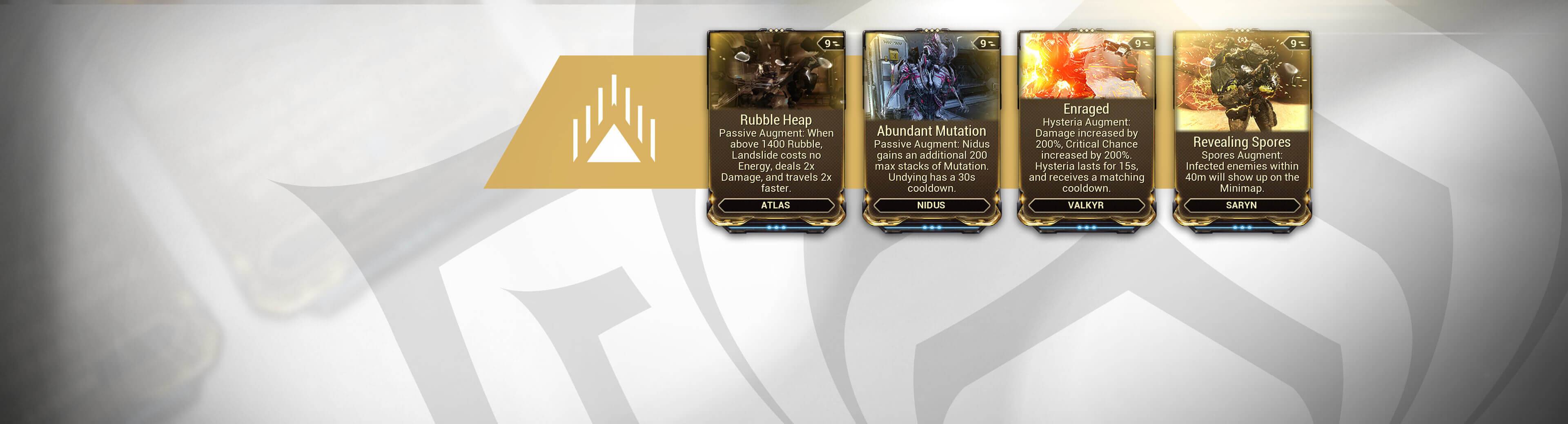 Warframe: New Augment Mods on PC