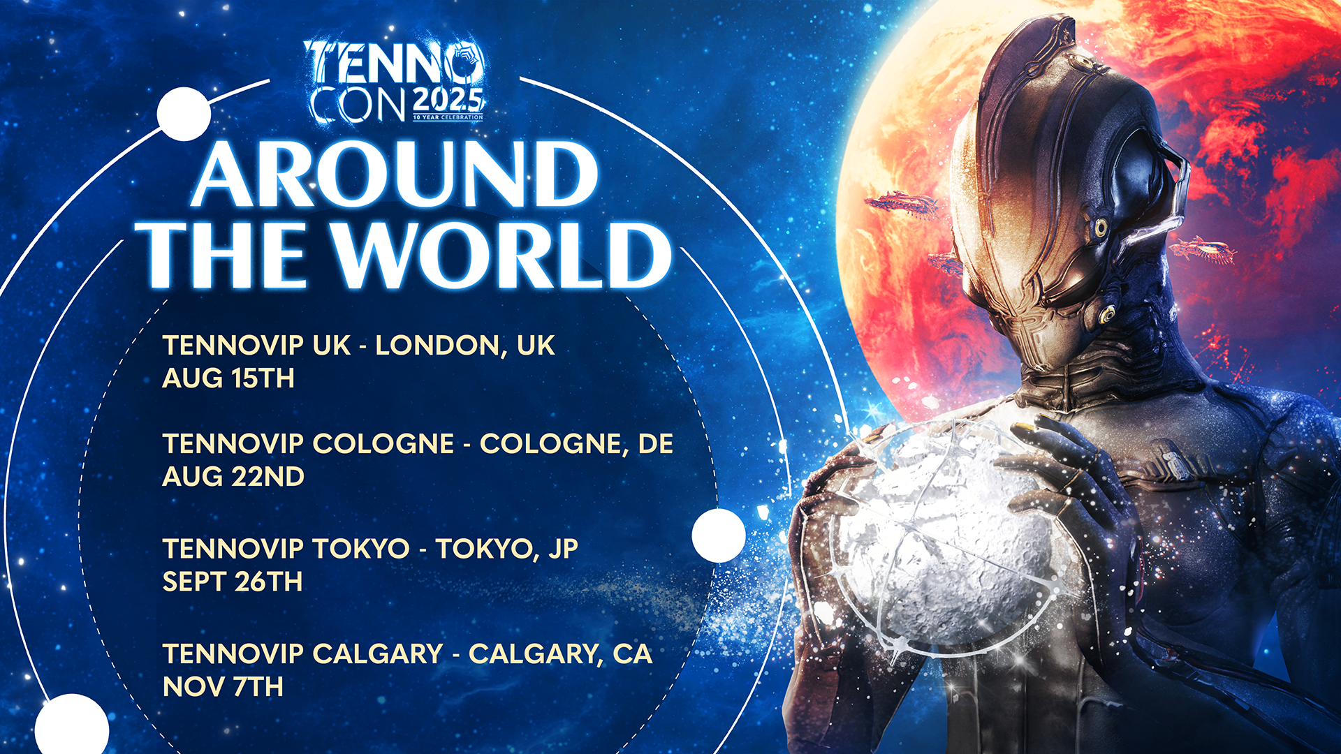 Warframe: Join Us at TennoVIP Events Around the World