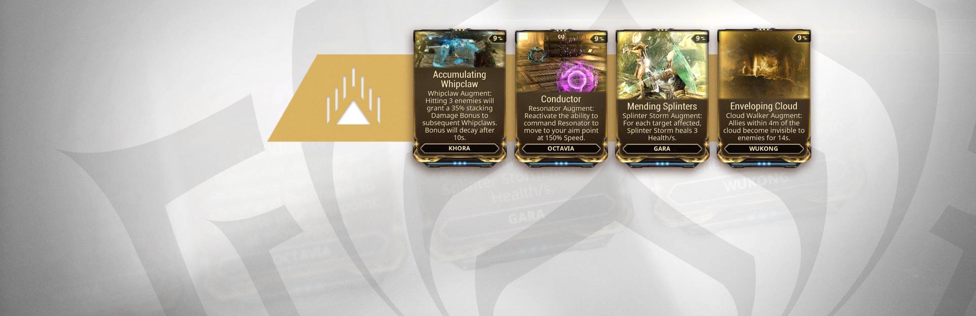 Warframe: Enhance your Warframe with Four New Augment Mods