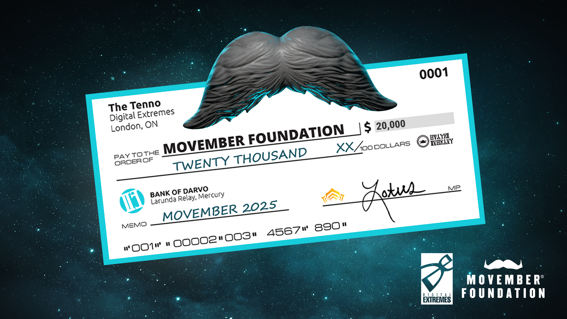 Warframe: Movember 2025